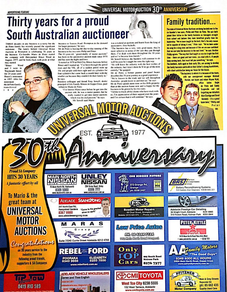 About Us | Universal Motor Auctions